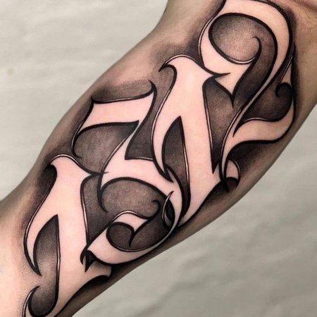 Top Tatuajes de numeros: Significado & Diseños & Ideas - VeAn Tattoo