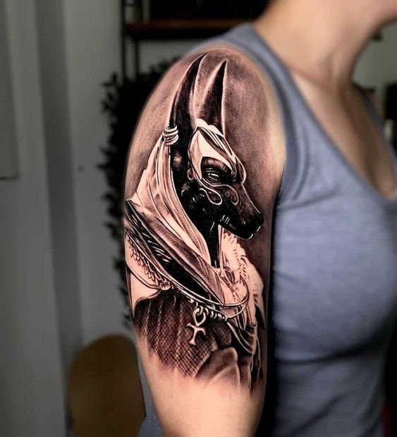Top Tatuajes de anubis: Significado & Diseños & Ideas - VeAn Tattoo